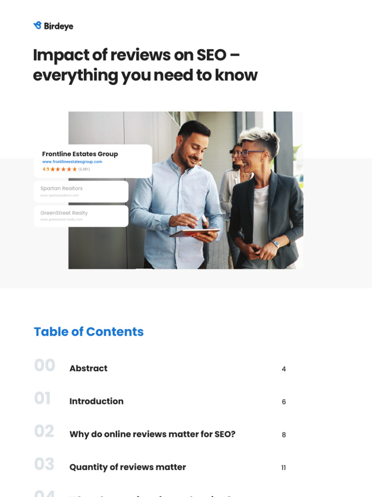 The Impact of Reviews On SEO - Everything You Need To Know | PDF ...