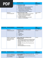 Module For Osh | PDF | Occupational Safety And Health | Prevention