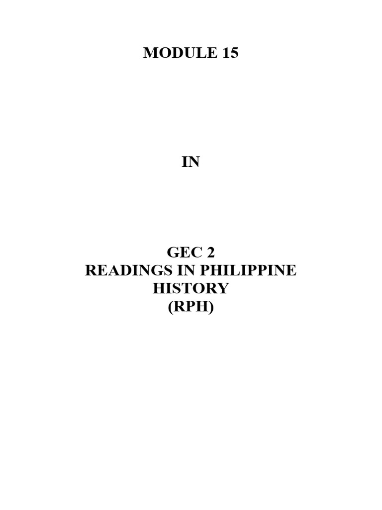 Module 15 RPH | PDF | Oral History | Knowledge