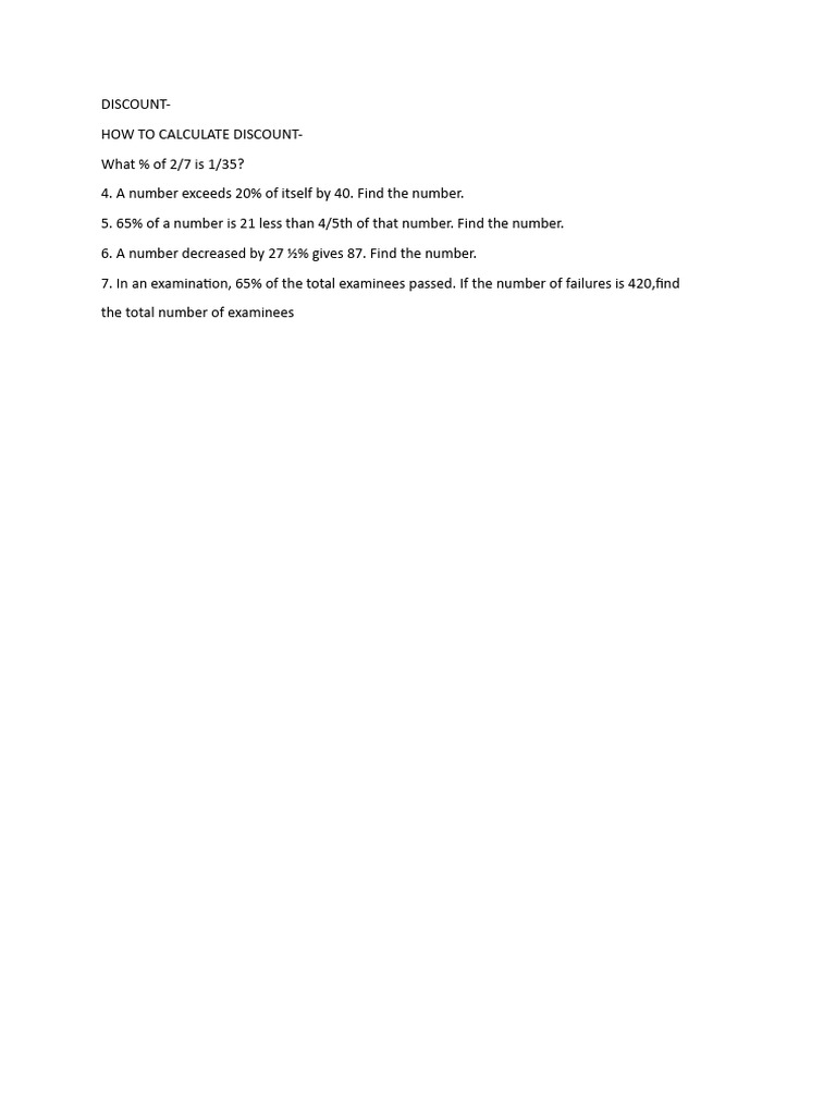 Discount | PDF