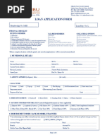 SACCO Loan Application Form | PDF | Loans | Banking