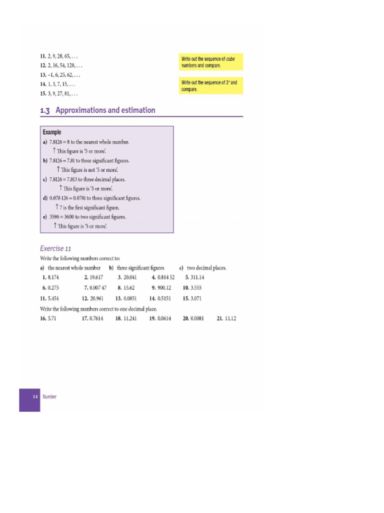 1.3 Approximations and Estimation | PDF