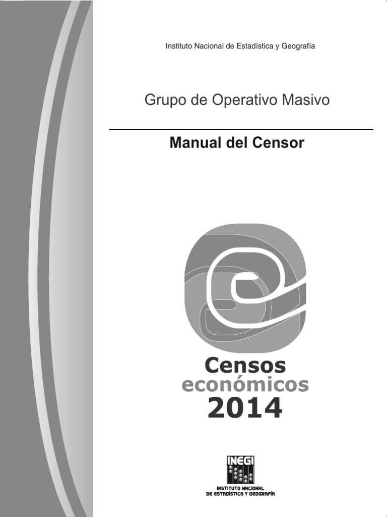 Manual Del Censor CE2014 | PDF | Censo