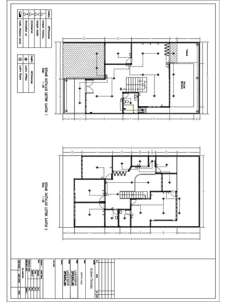 Denah Instalasi Listrik | PDF
