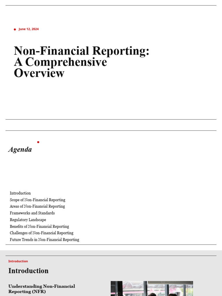 JITHIN - Non-Financial Reporting | PDF | Sustainability | Corporate Social Responsibility