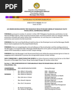 Brgy. Health Center Functional Chart | PDF