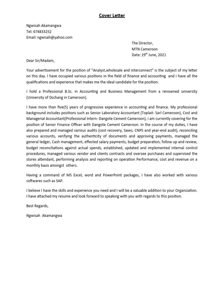 Letter of motivation DCC lOUISA | PDF