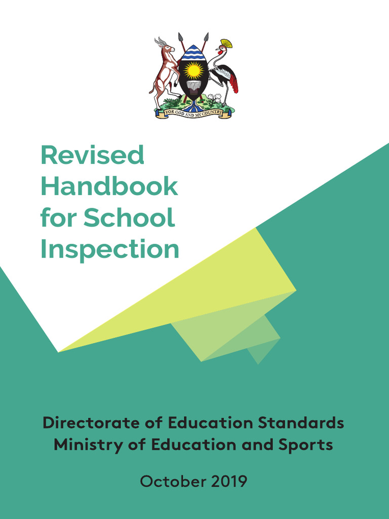 Inspection Handbook Revised 18122019-1 | PDF | Teachers | Schools