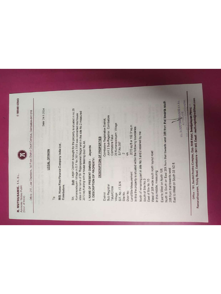 Jayanthi Case - Legal | PDF