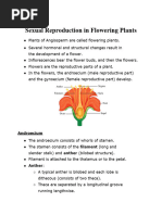 Sexual Reproduction in Flowering Plants NCERT | PDF | Flowers | Pollination