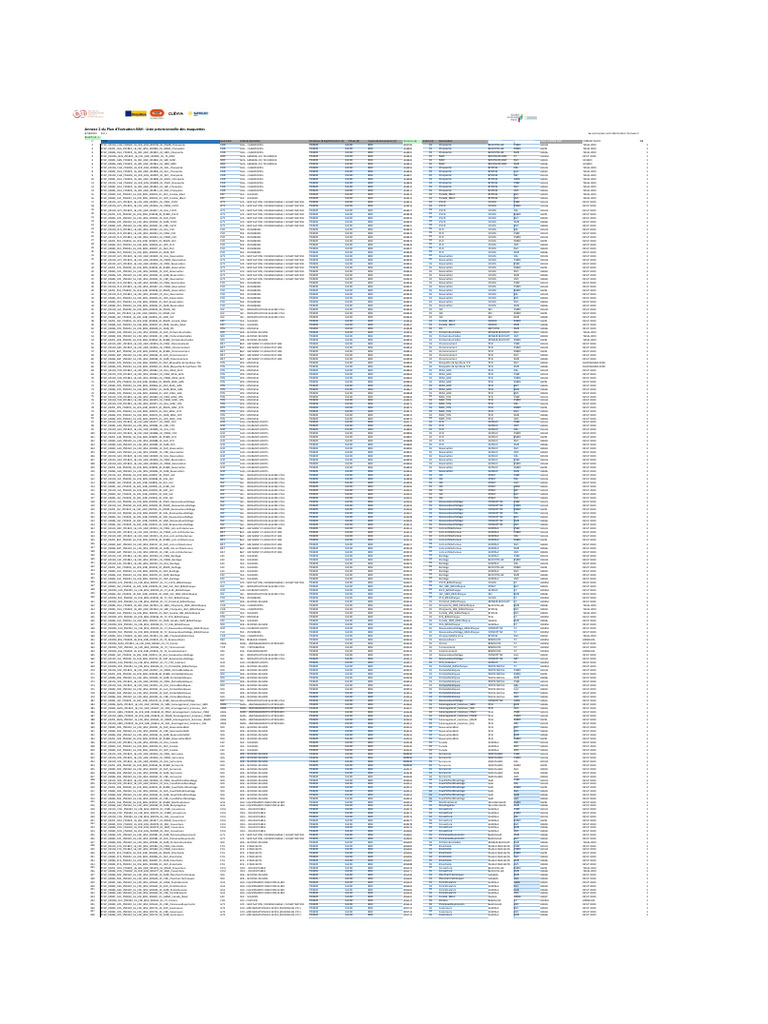 PEB BIM Anx2 ListePrevisionnelleMaquettes | PDF | Application Software ...