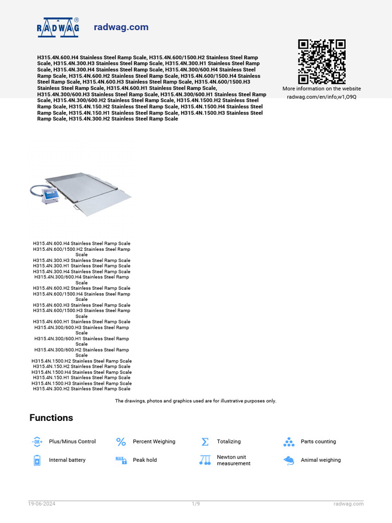 RADWAG Data Sheet | Download Free PDF | Power Supply | Backlight