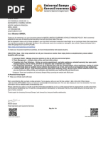 Universal Sompo Claim Form | PDF | Cheque | Banks