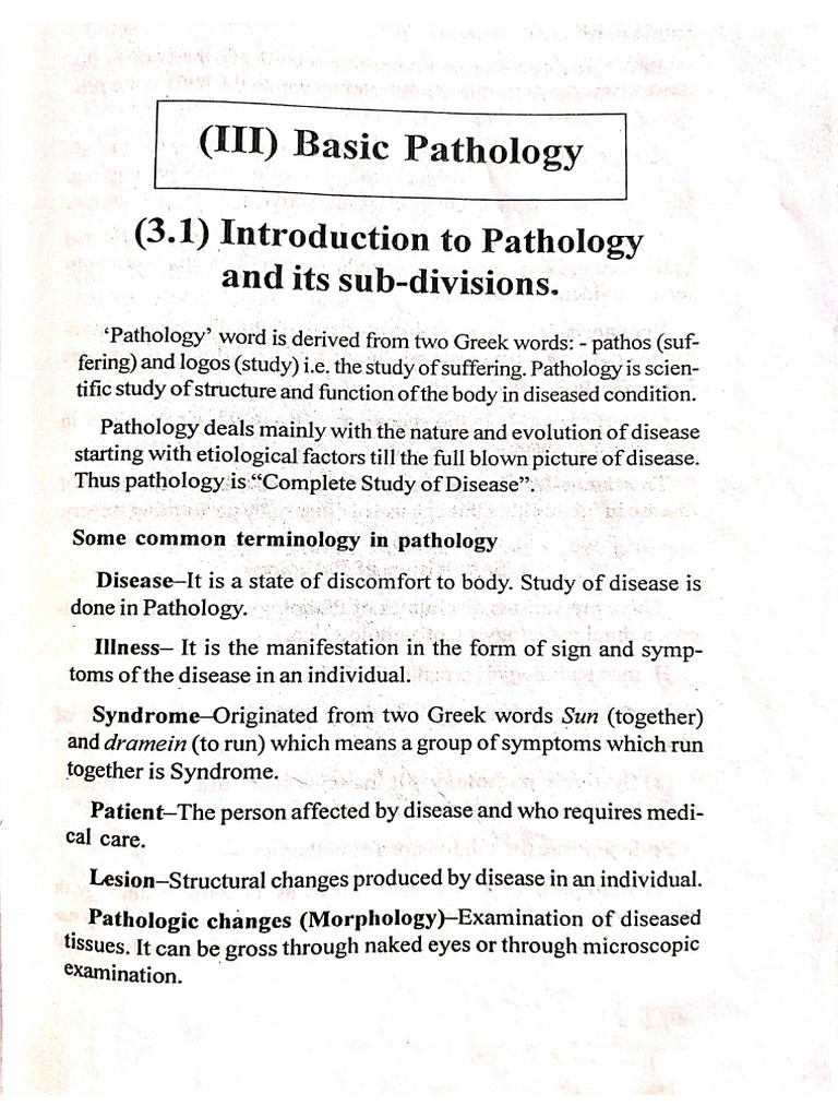 Basic Pathology | PDF