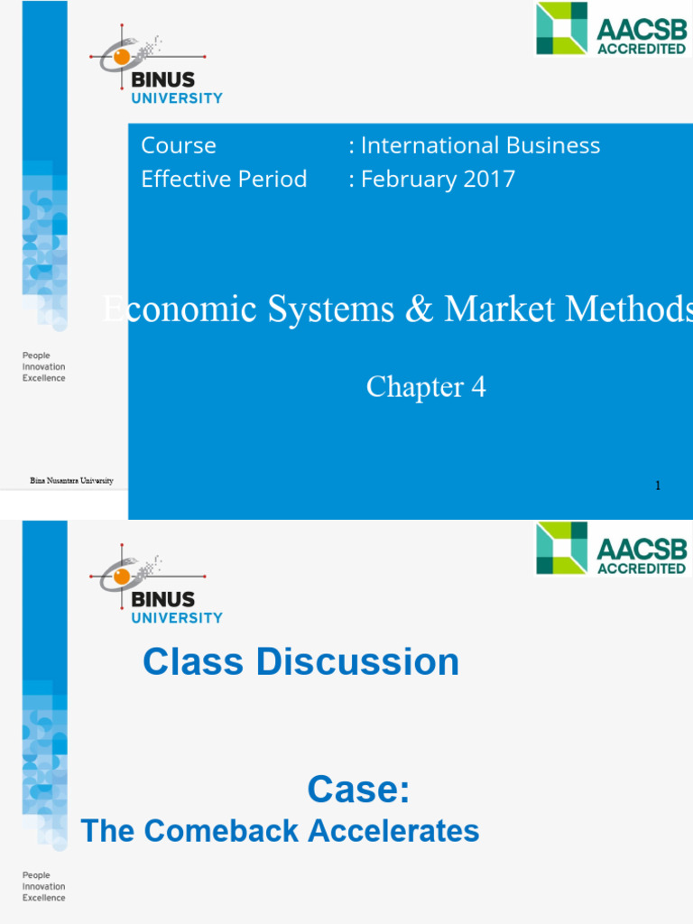Session 6 - IB Chapter 4 Economic Systems and Market Methods | PDF | Cost Of Living | Gross ...