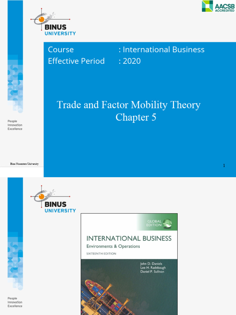 Session 7 - IB Chapter 5 Trade and Factor Mobility Theory | PDF ...