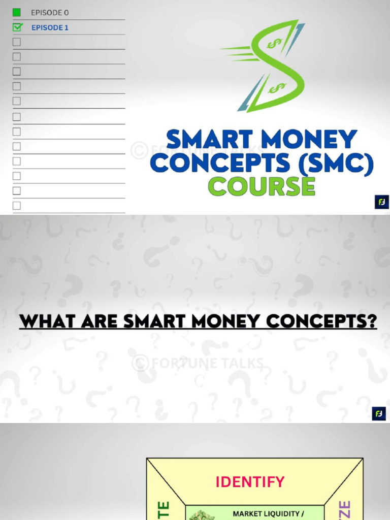 EPISODE -1 MARKET STRUCTURE MAPPING (SMC) | PDF
