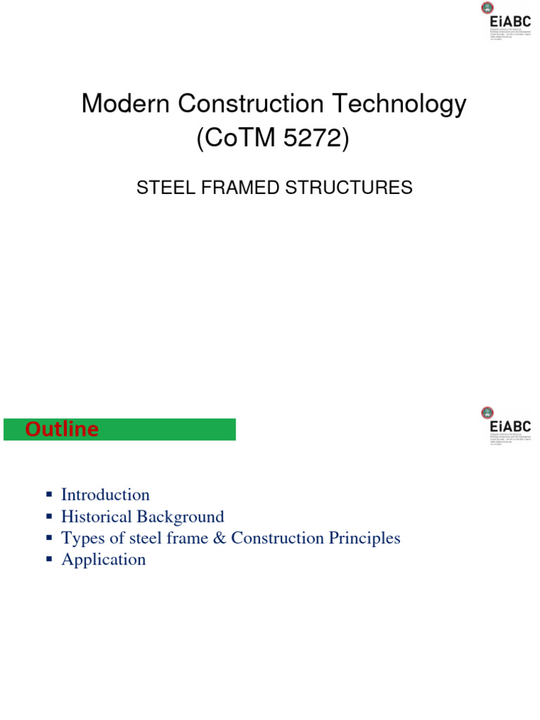 Steel framed structure | PDF | Steel | Iron