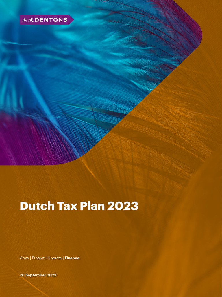 Dutch Tax Plan 2023 Update | PDF | Taxes | Dividend