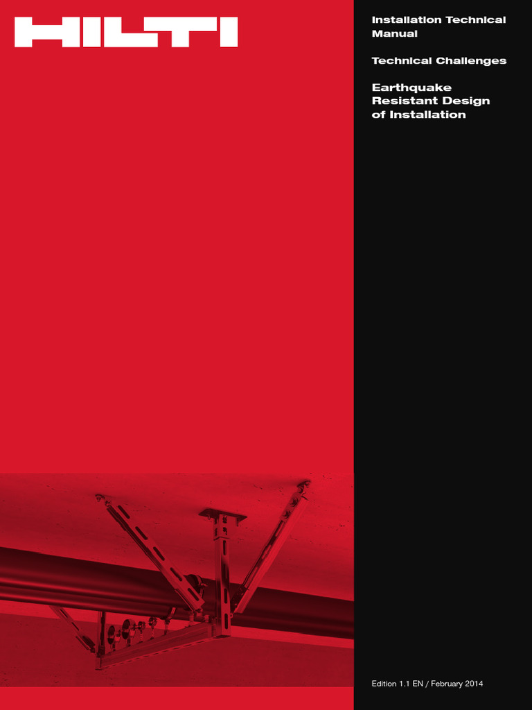 Hilti Seismic Manual For Installation Systems | PDF | Force | Seismology