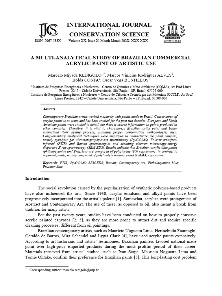IJCS_TEMPLATE | PDF | Raman Spectroscopy | Spectroscopy