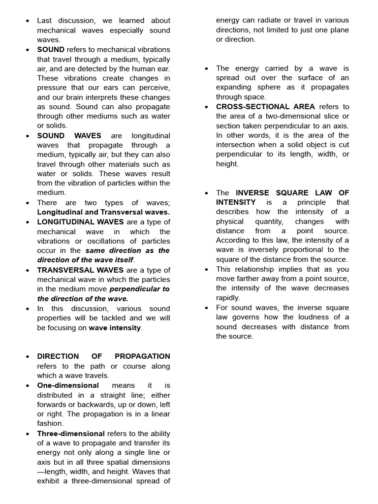 p6 Discussion | PDF | Waves | Sound
