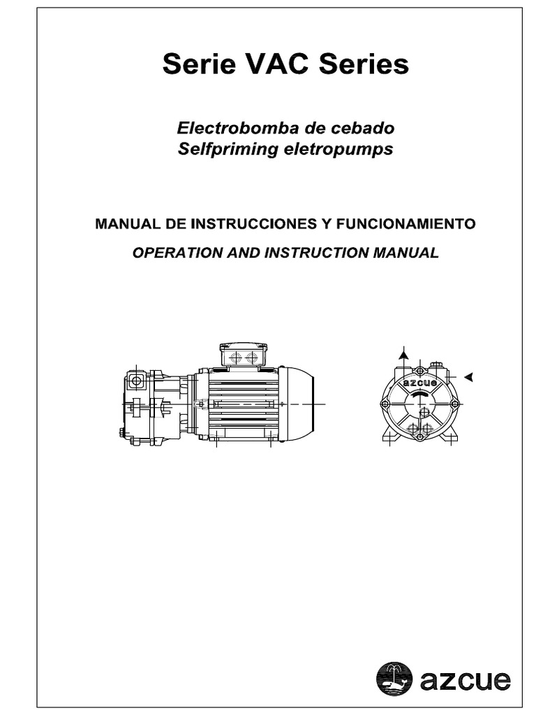 Priming - VAC4 - Instruction Manual | PDF | Pump | Mechanical Engineering
