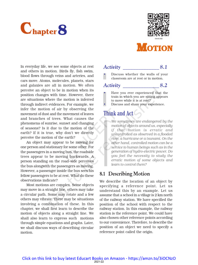 8. Motion(1) | PDF | Speed | Velocity