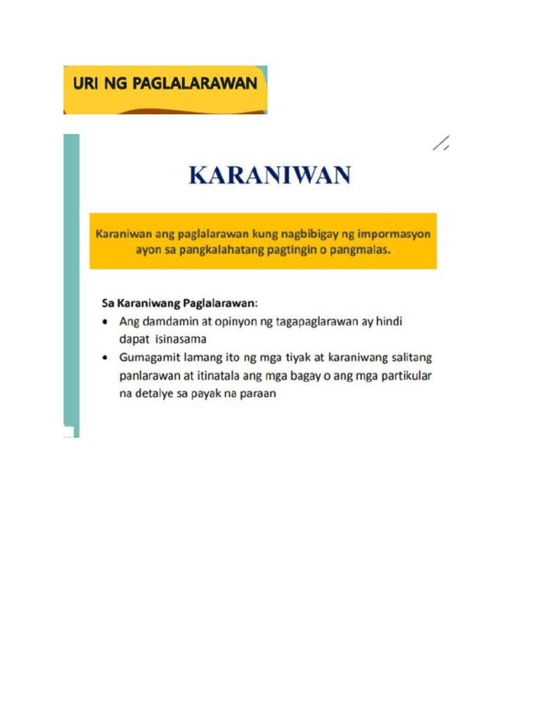 Filipino Midterm Reviewer | PDF