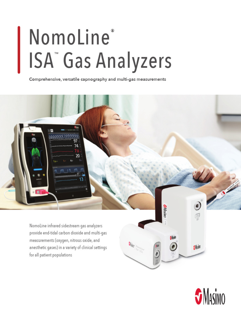 Brochure Nomoline Isa Gas Analyzers Us | PDF | Anesthesia