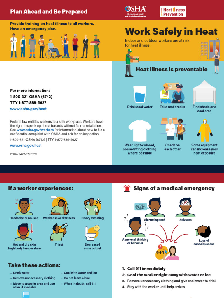 Heat Stress Factsheet - en | PDF | Hyperthermia | Occupational Safety ...