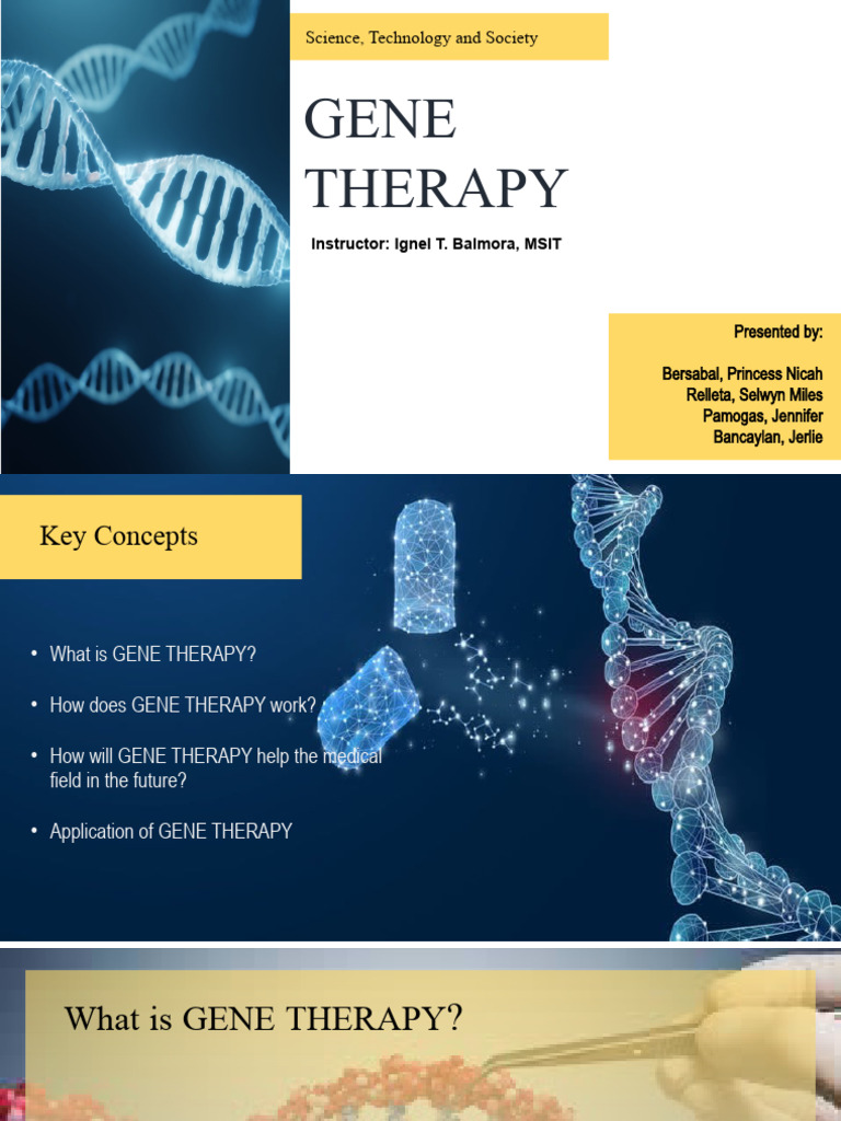GED 8 Gene Therapy Application | PDF | Gene Therapy | Genetic Disorder