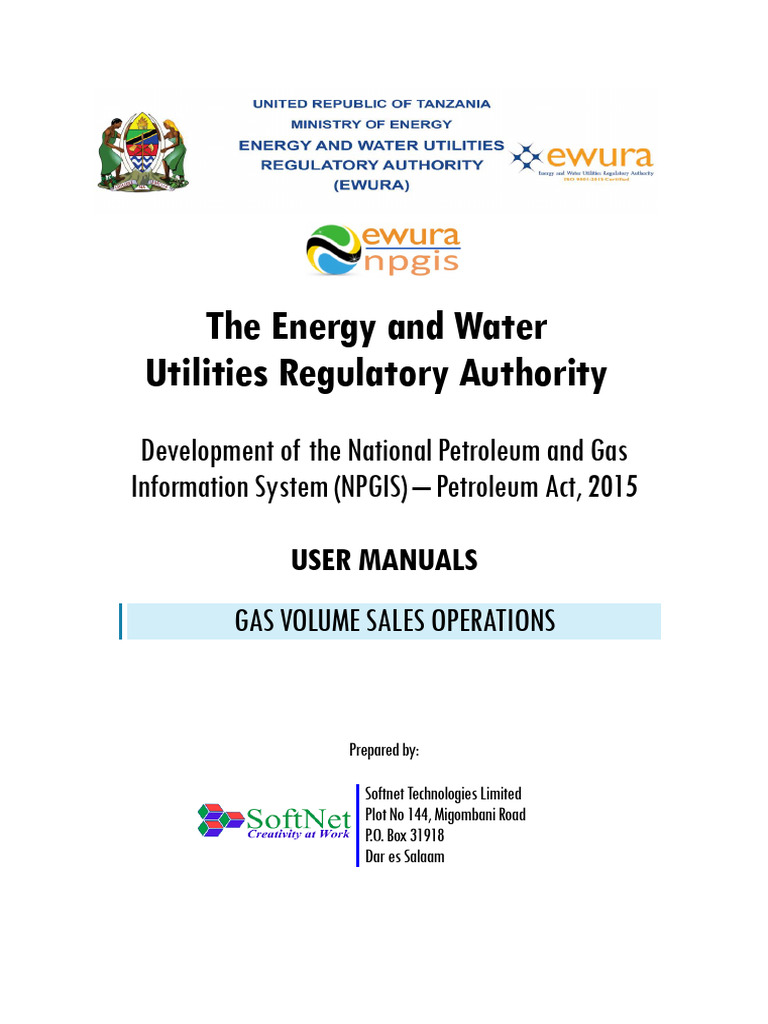 NPGIS User Manual for Gas Sales | PDF | Login | System Software