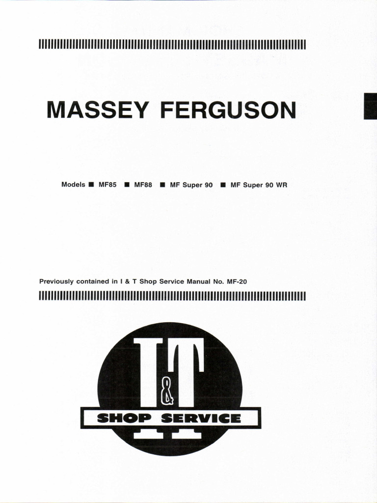 MF 85-MF 88-MF Super 90 | PDF