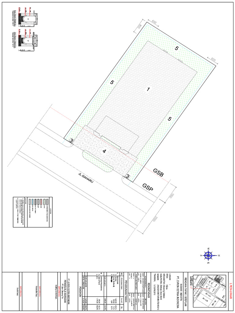 Site Plan Cikarang | PDF