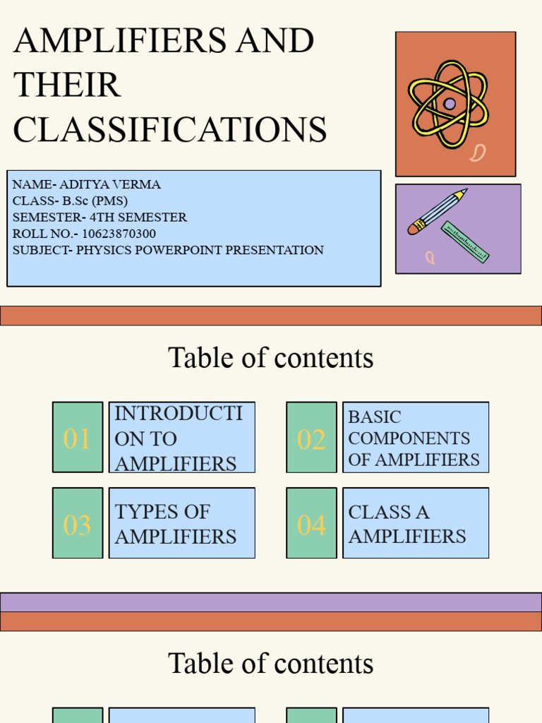 Amplifiers and Thier Classification | PDF | Amplifier | Distortion