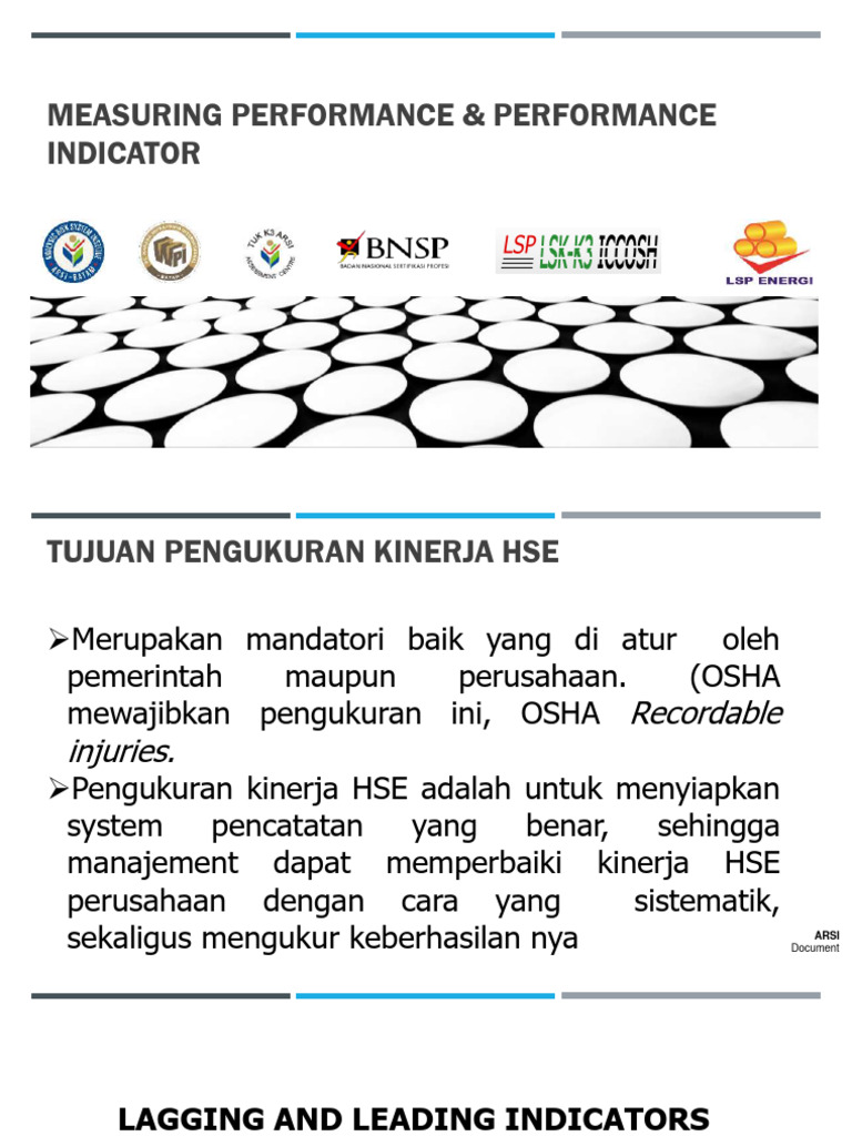 5_MEASURING PERFORMANCE & PERFORMANCE INDICATOR | PDF | Occupational ...