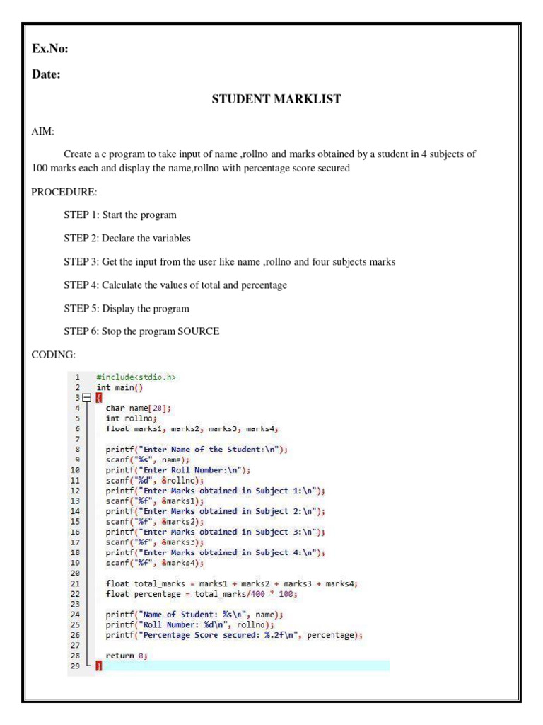 C Record | PDF | Control Flow | Computer Science