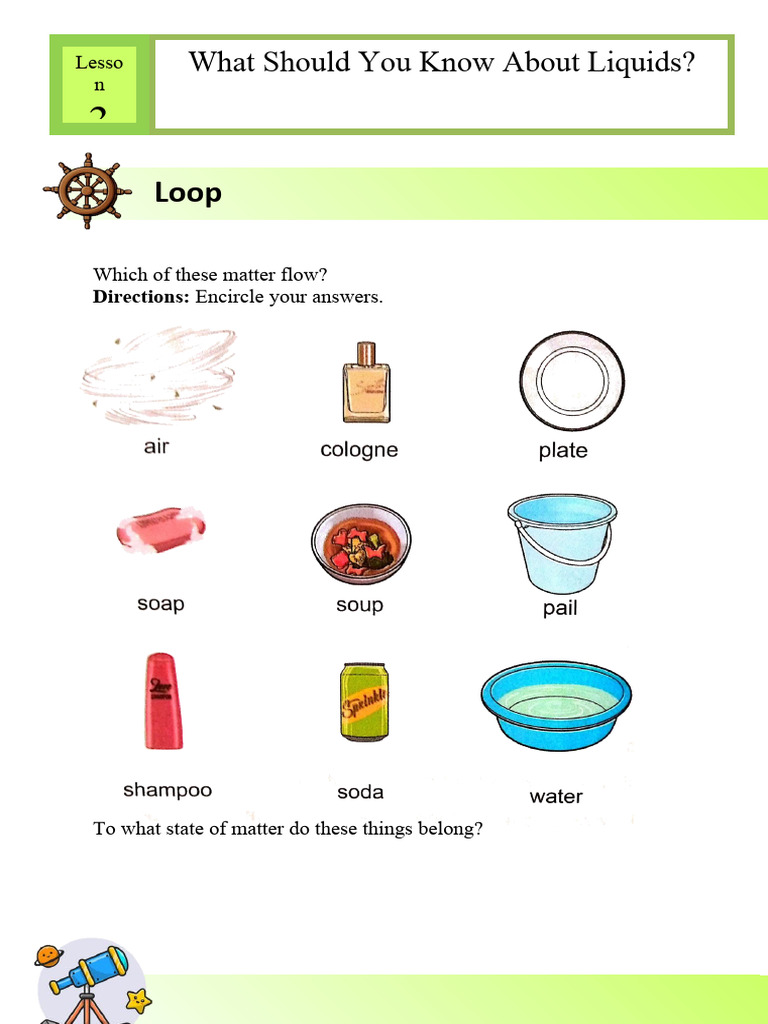 Week3-What Should You Know About Liquids | PDF | Water | Liquids