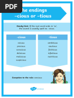 Spelling Rules: IE vs. EI | PDF