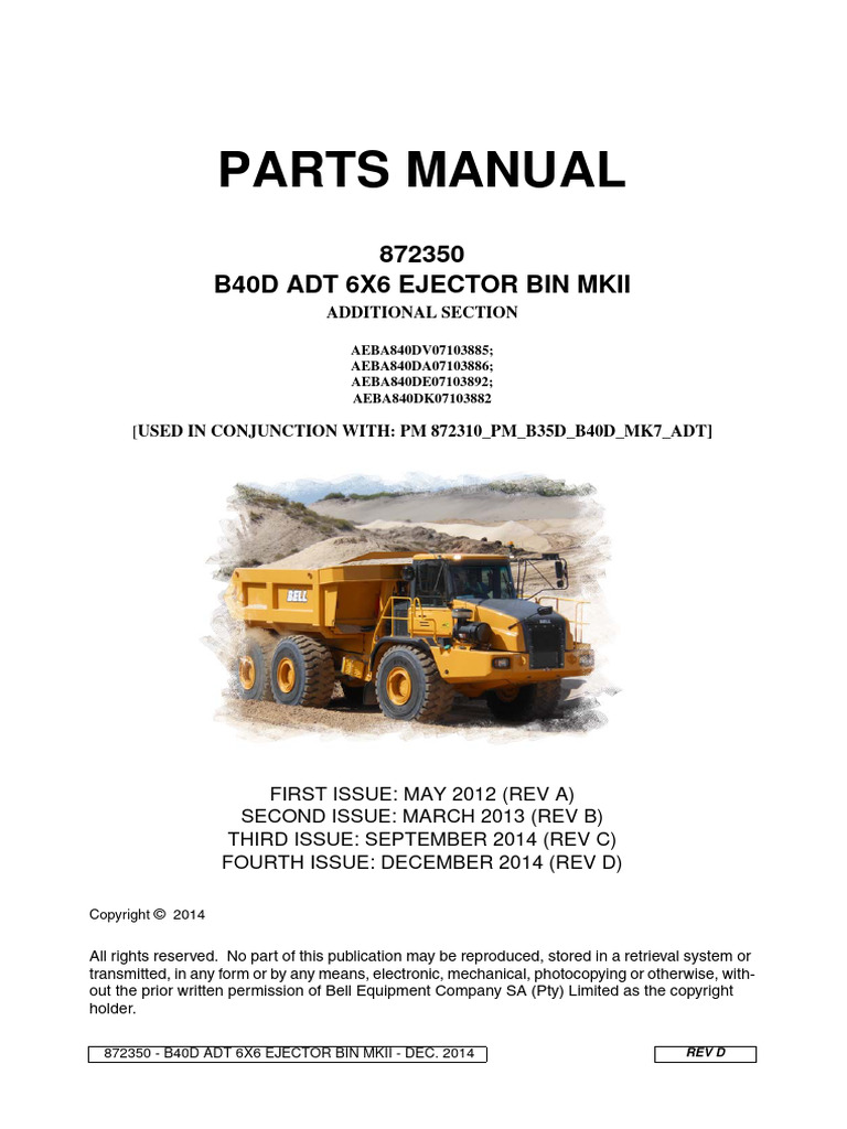 PM 872350 b40d Adt 6x6 Ejector Bin Mkii Rev D Dec 2014 | PDF ...