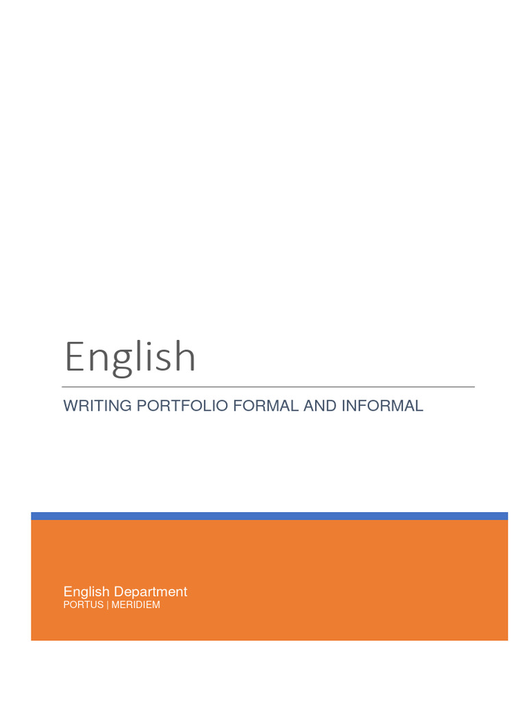 Assignments Writing Portfolio 4 Havo 2023 - 2024 | PDF