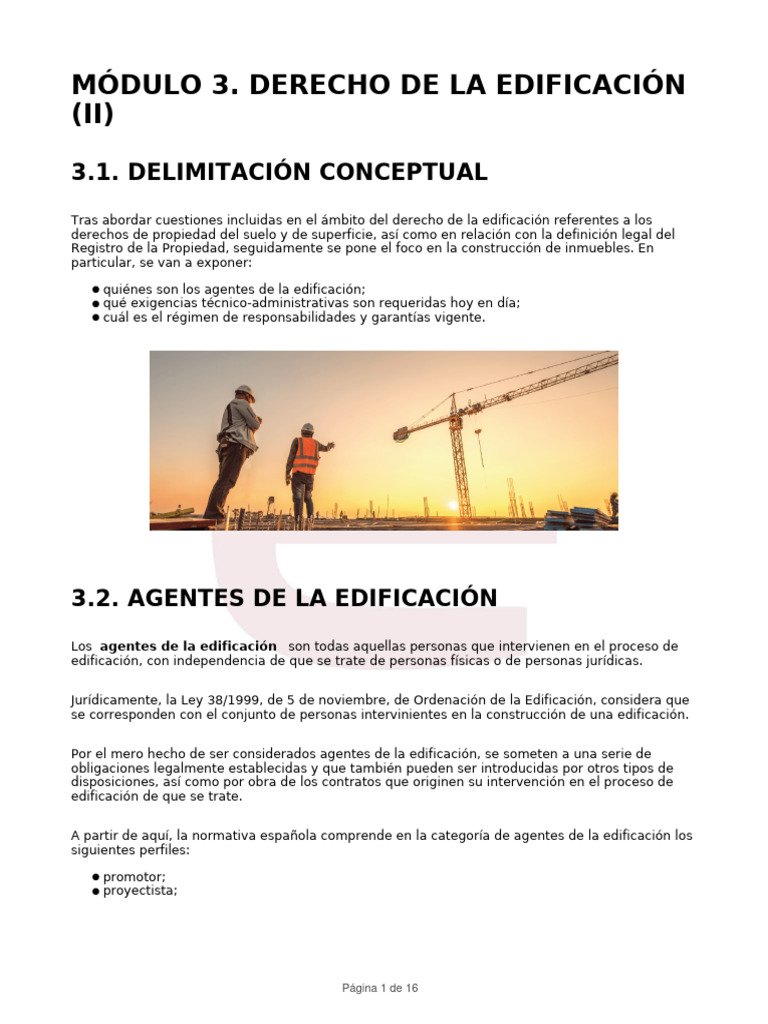 Modulo 3 Derecho de La Edificacion Ii | PDF | Seguro | Seguro de propiedad
