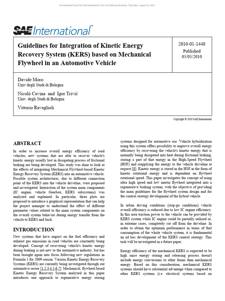 Moro 2010 | PDF | Vehicles | Brake