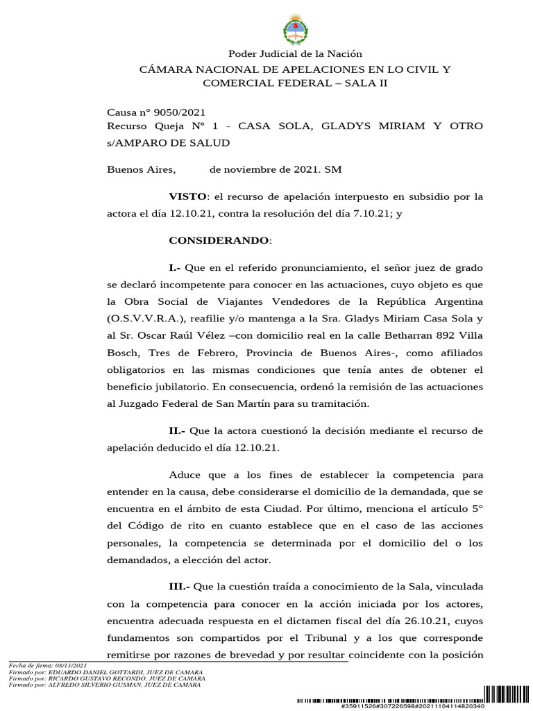 Fallo | PDF | Demanda judicial | Fiscal