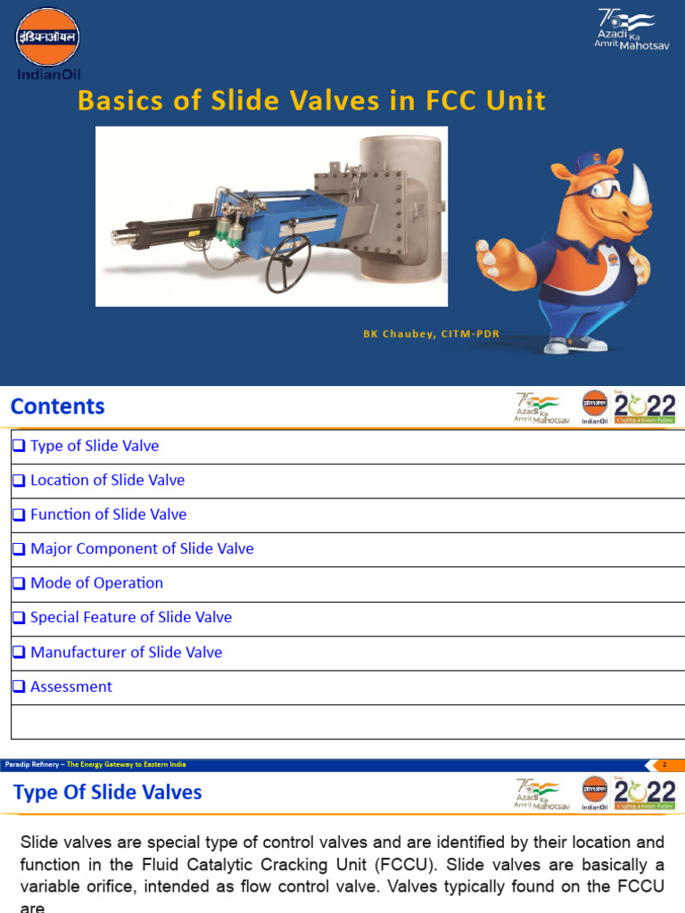 FCC Slide Valves | PDF | Valve | Process Engineering