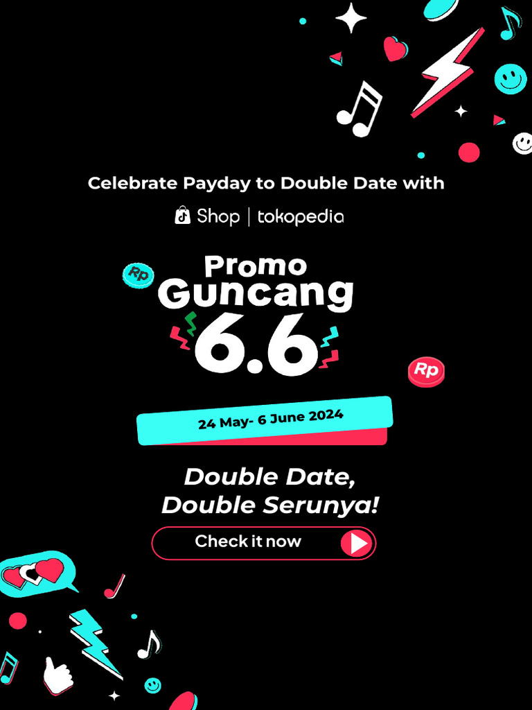 Tokopedia Double Date Promo 2024 | PDF | Credit Card | Debit Card