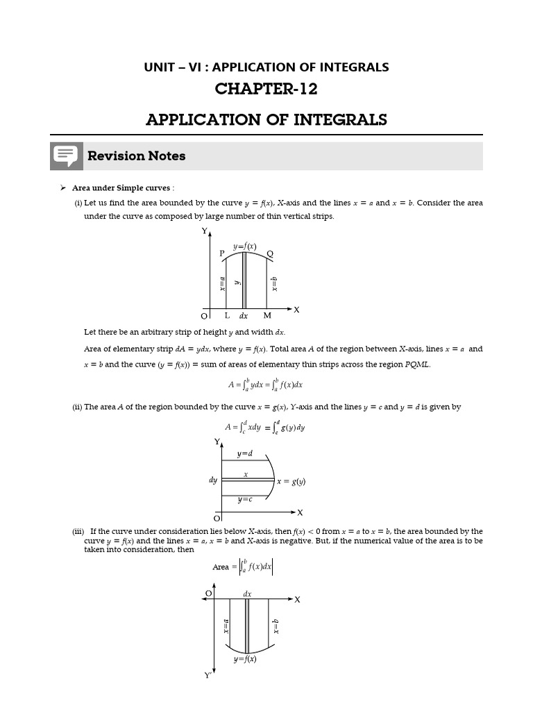 Calculus: Integrals & Area Analysis | PDF | Integral | Area