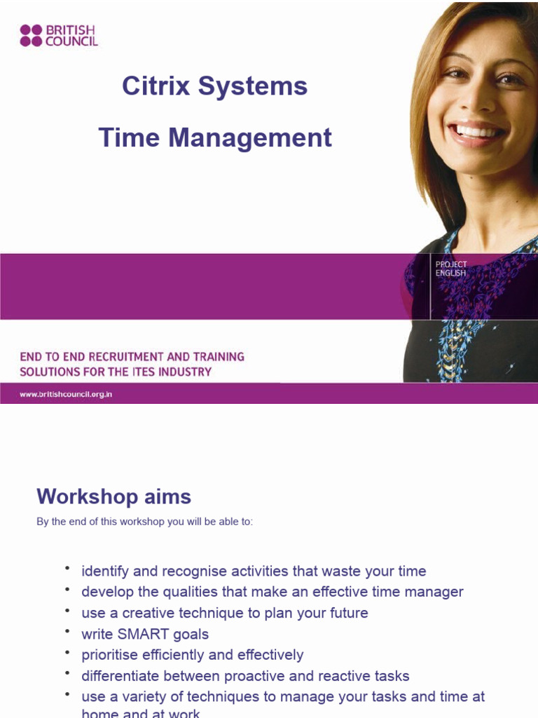 Time Management Workshop | PDF | Time Management | Professional Skills