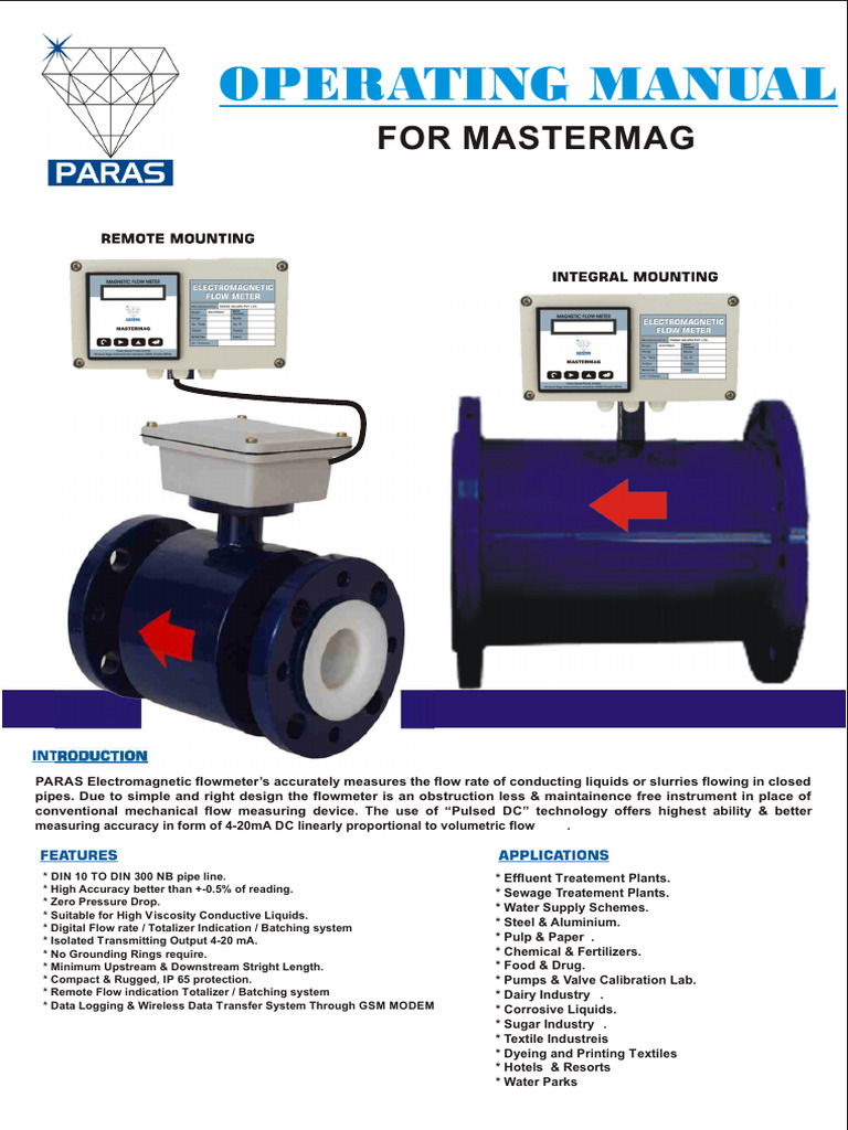 paras-efm-operational-pdf-flow-measurement-pipe-fluid-conveyance
